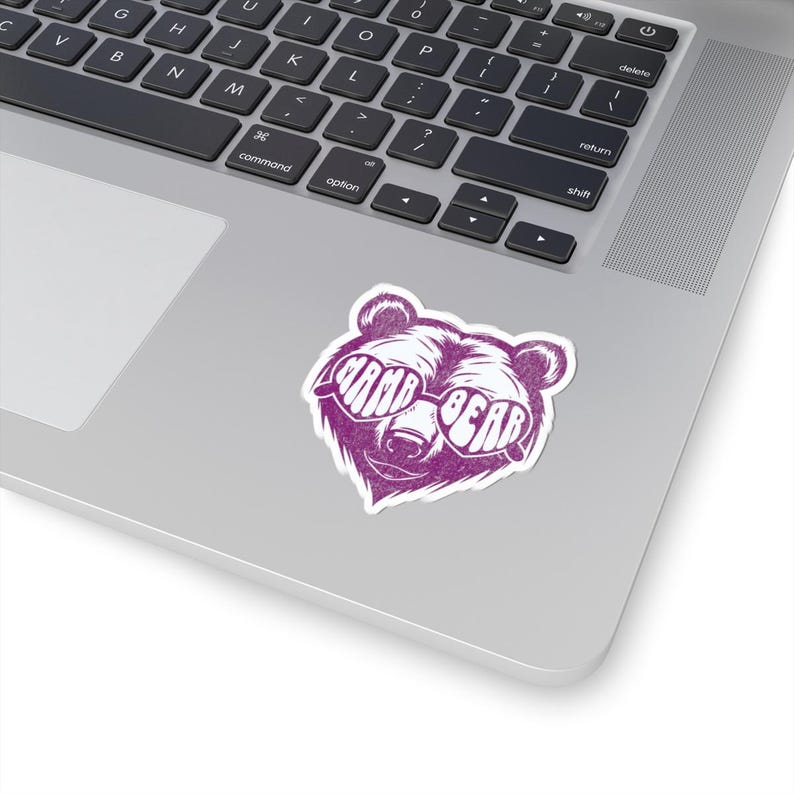 Mama Bear Sticker | Fierce Mom Laptop Decal (kiss-cut) - Etsy