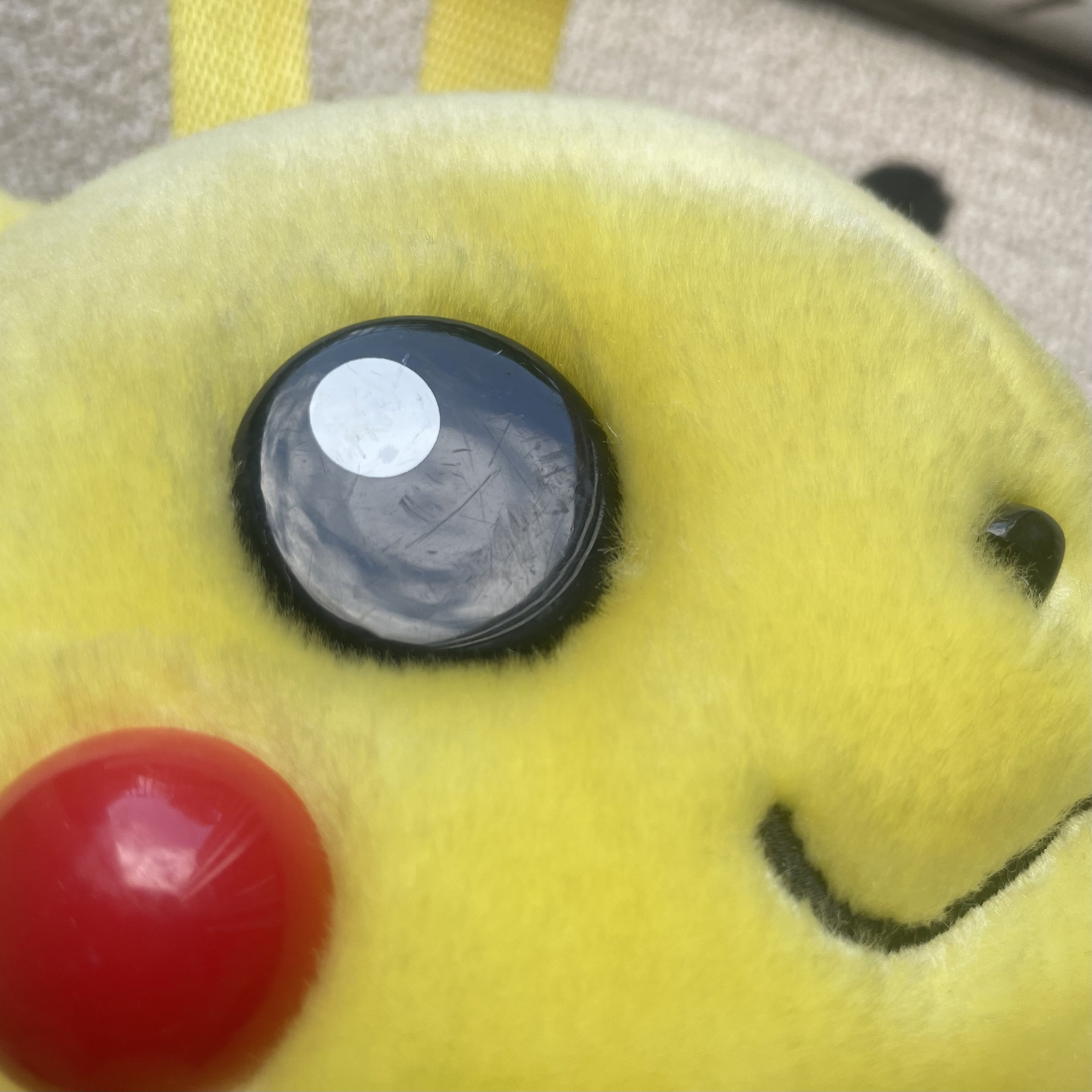 Vintage 90s Pokemon Fat Pikachu Plush Backpack read 9-10 Stuffed Animal ...