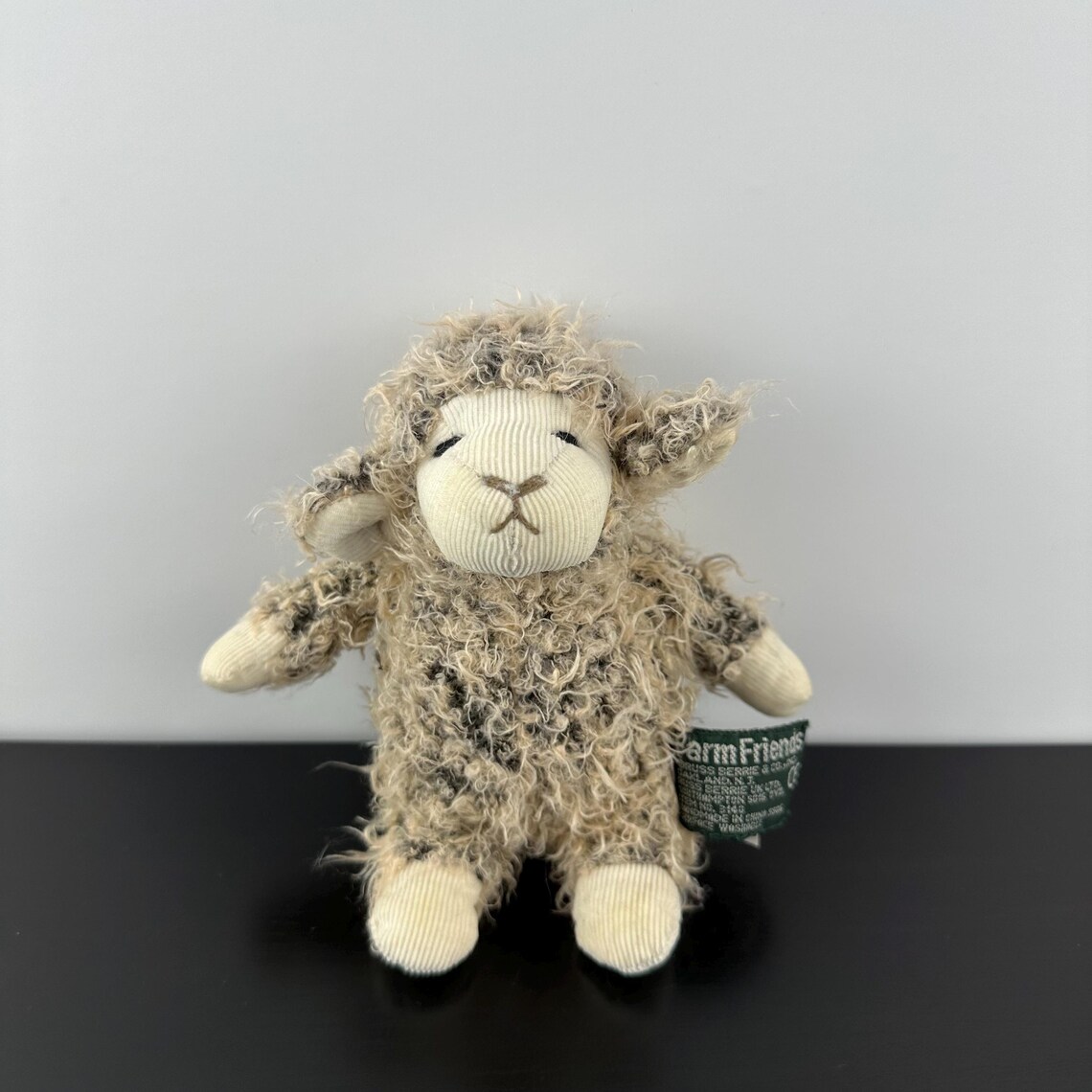 Russ Berrie Farm Friends Sheep Plush Lamb 5” Stuffed Animal Toy Vintage ...