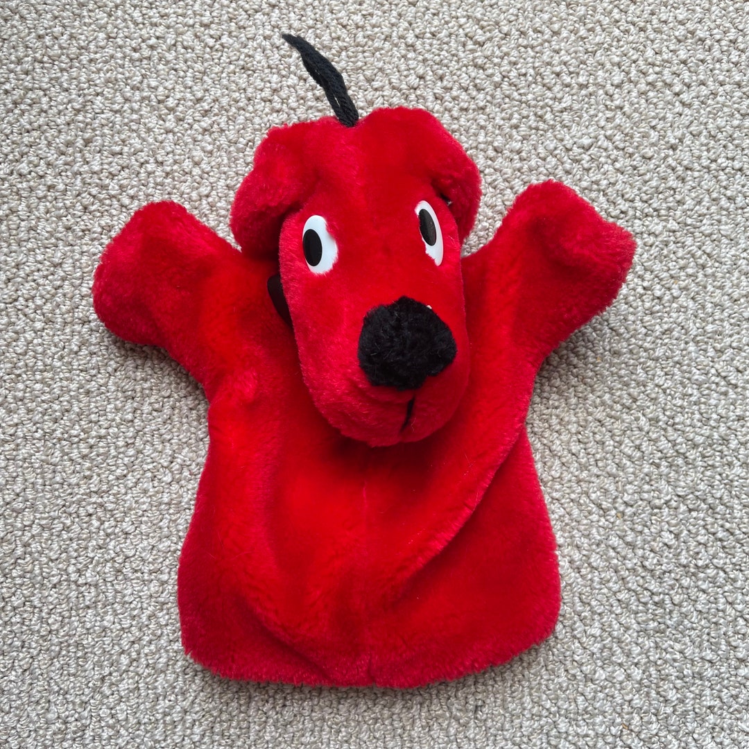Clifford Big Red Dog Hand Puppet Norman Bridwell Vintage 1995 Merry ...