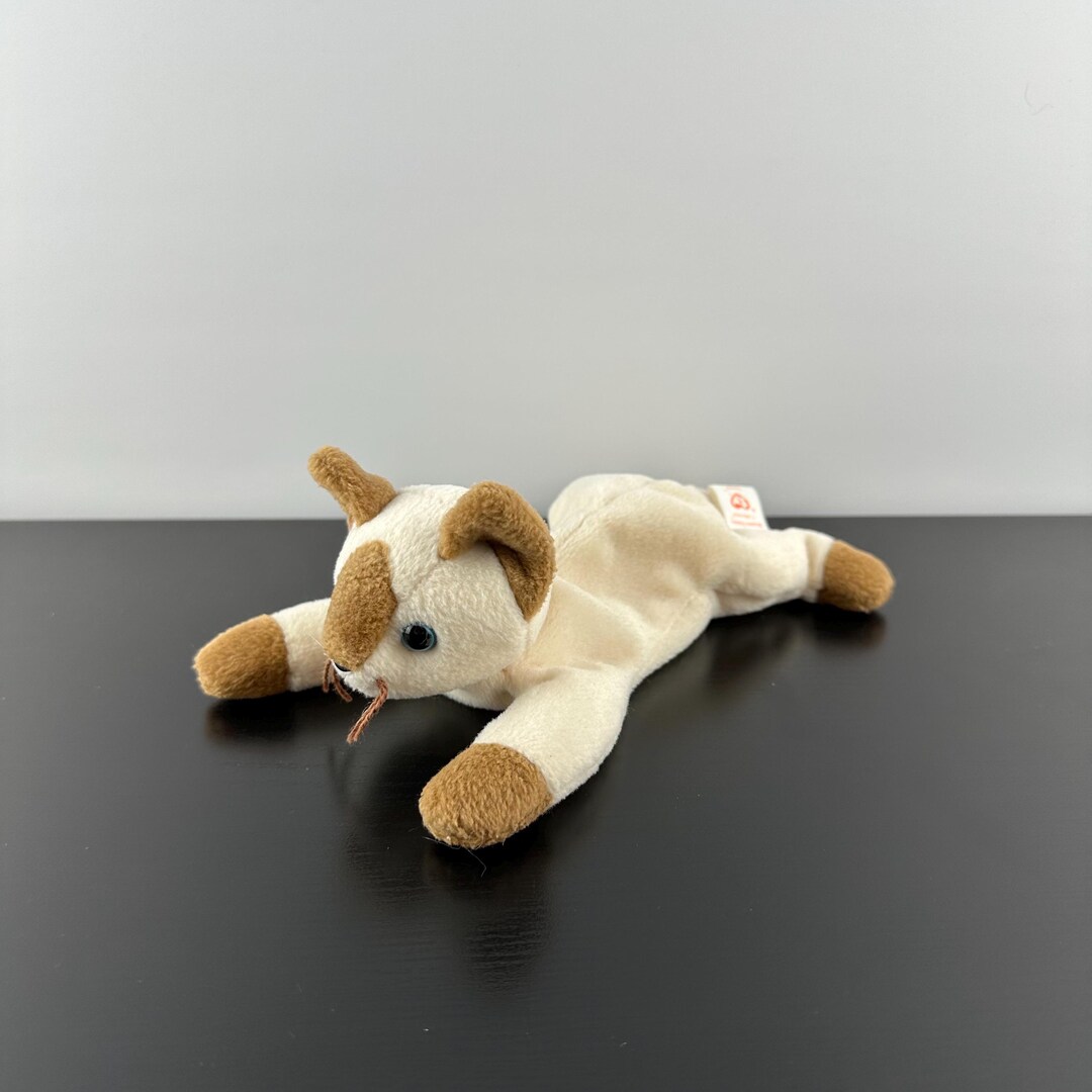 TY Beanie Baby Snip the Beige and Brown Siamese Cat 9” Vintage 1996 ...