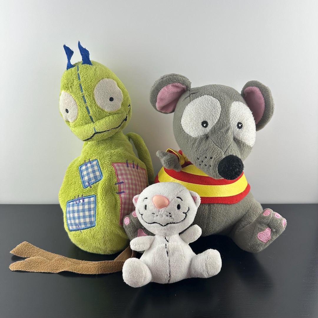 Toopy and Binoo and Patchy Patch Amuze Plush Stuffed Animals LOT of 3 ...