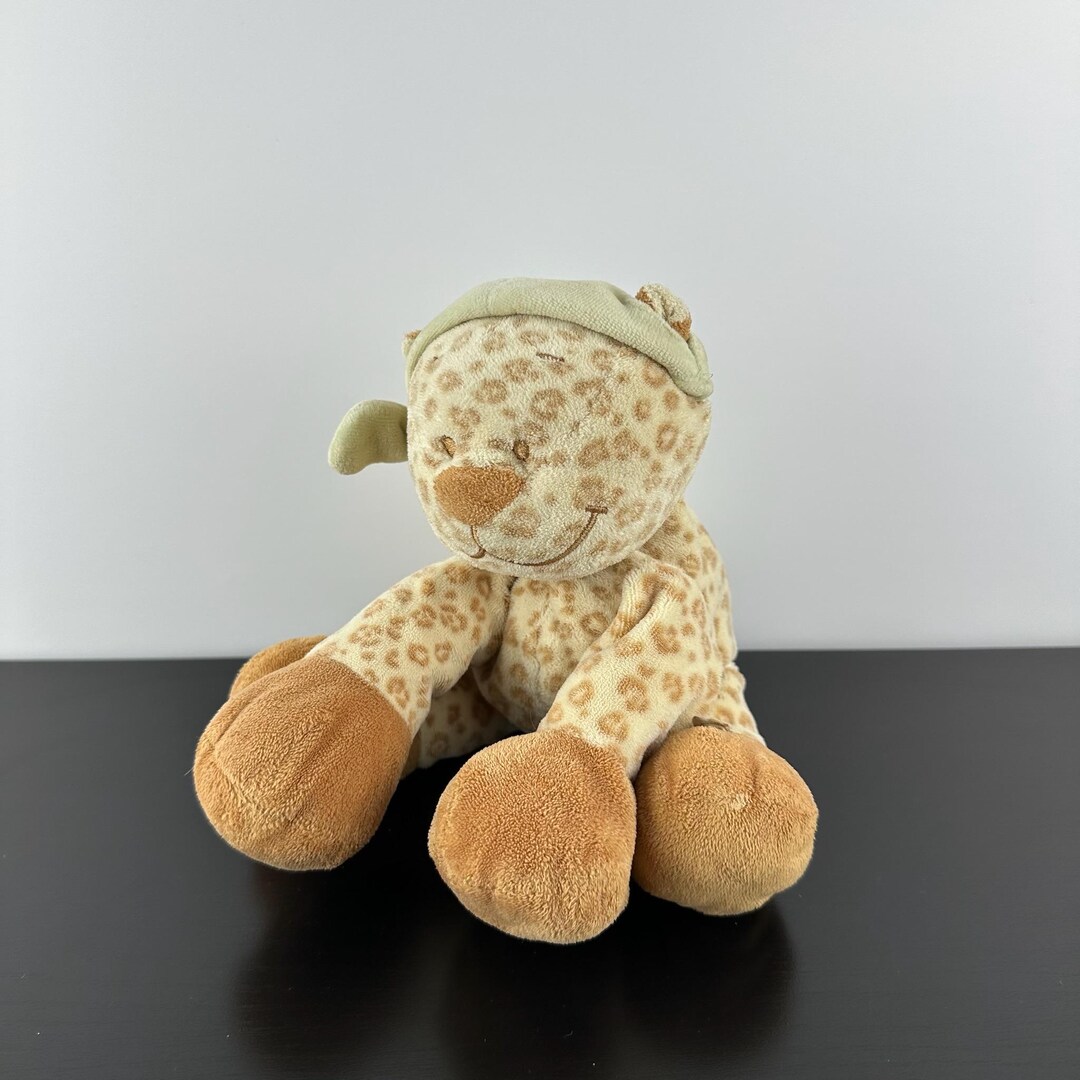 Noukie’s Rare Leo Leopard 10” Brown Beige Cream Spotted Plush Stuffed ...