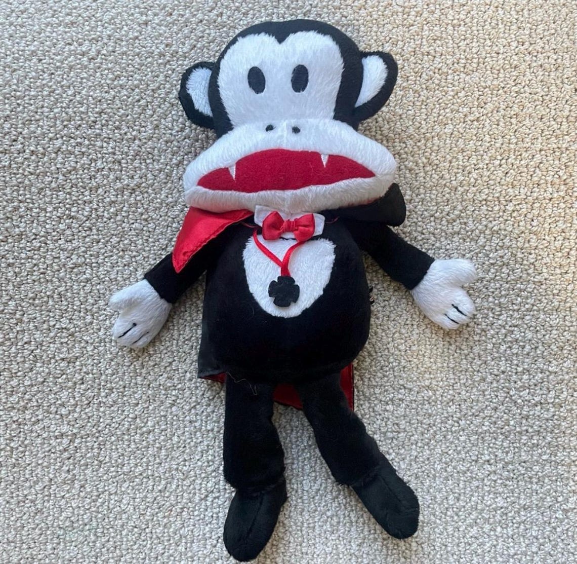 Vintage Y2K Paul Frank Fiesta Plush Monkey Doll Julius Vampire 12 ...