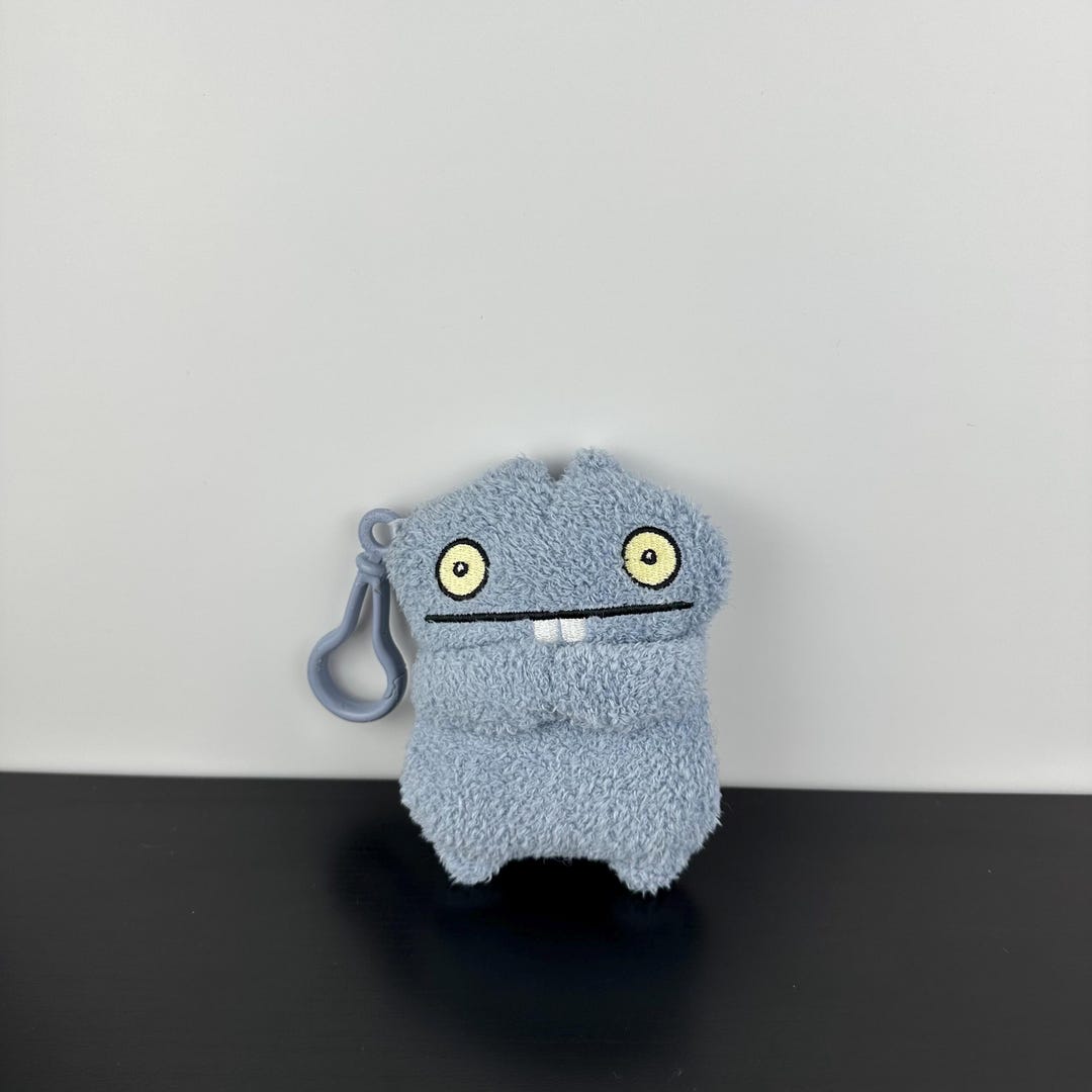 Ugly Dolls Babo To-go Backpack Clip Monster Doll 5” Blue Plush Stuffed ...