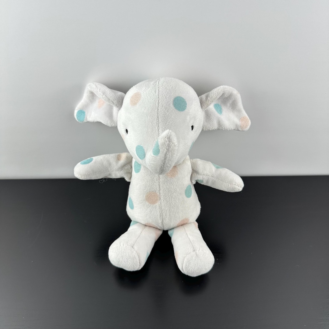 Little Elliot Big City Elephant Plush Polka Dot 9" Stuffed Toy Mike ...