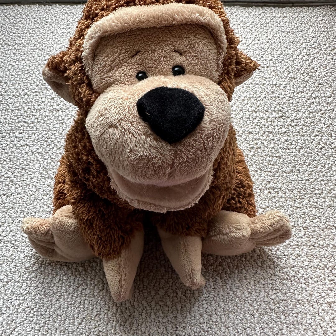 Ganz Heritage Collection Puppet Party Monkey H7446 Hand Moves Mouth ...