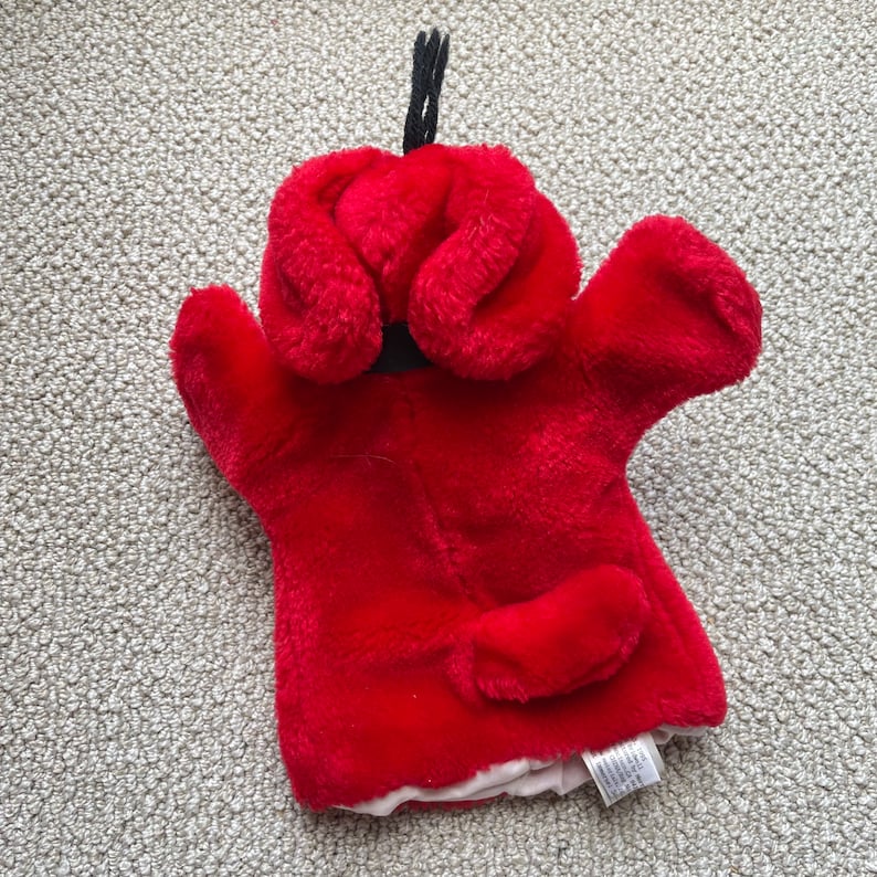Clifford Big Red Dog Hand Puppet Norman Bridwell Vintage 1995 Merry ...