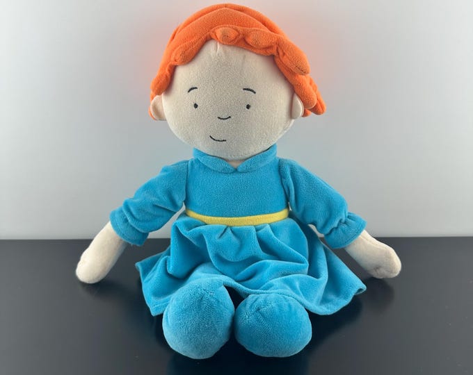 Caillou Rosie Doll Plush PBS 15” Little Sister TV Show Kids Vintage ...