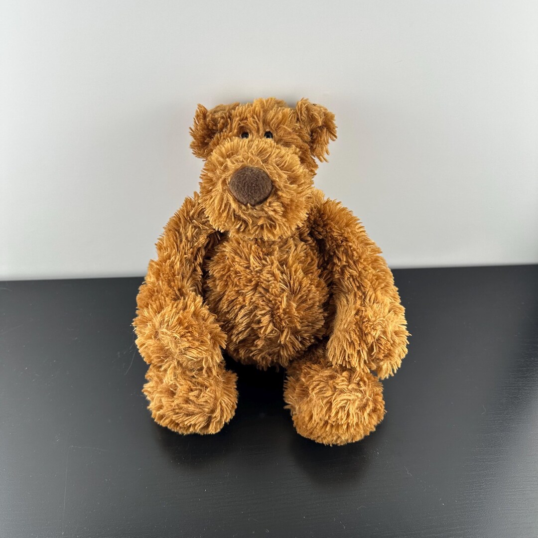 GUND Slacker Jr. #15251 Teddy Bear Brown Plush Stuffed Animal Vintage ...
