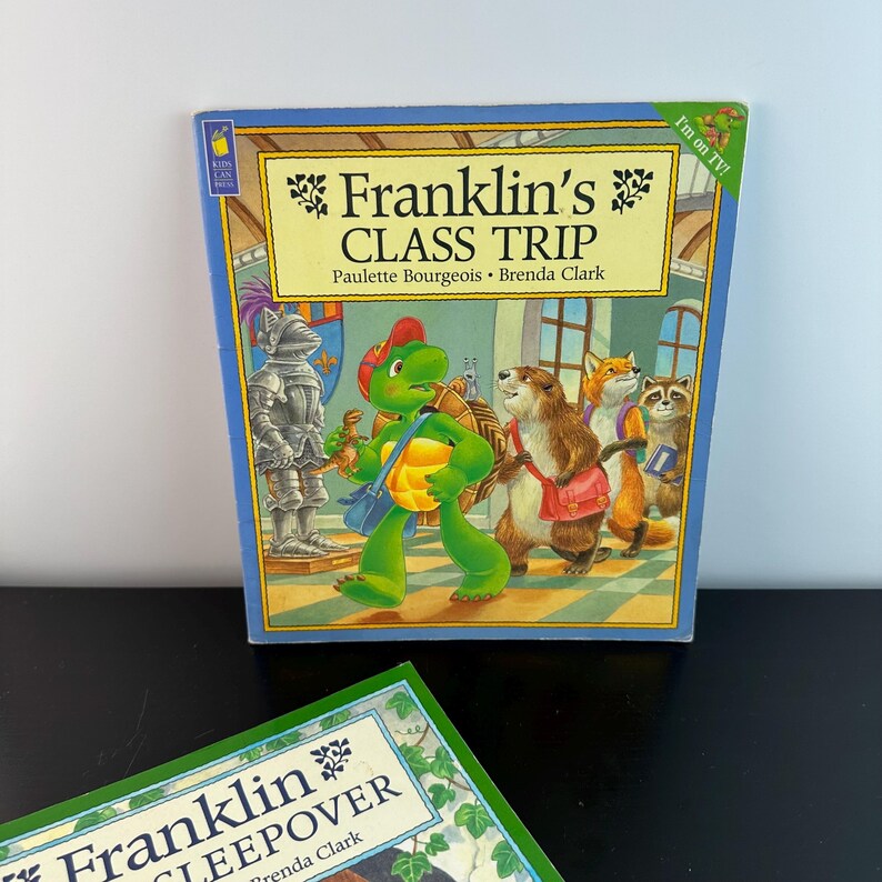 Lot of 6 Franklin the Turtle Books Vintage 90s TV Show - Etsy