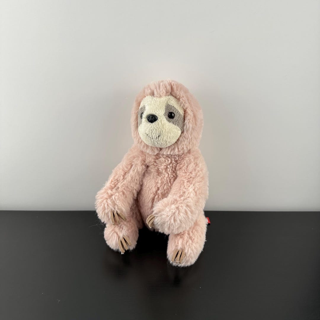 Douglas Cuddle Toys Pokie the Pink Sloth 7” Soft Plush Animal Item ...