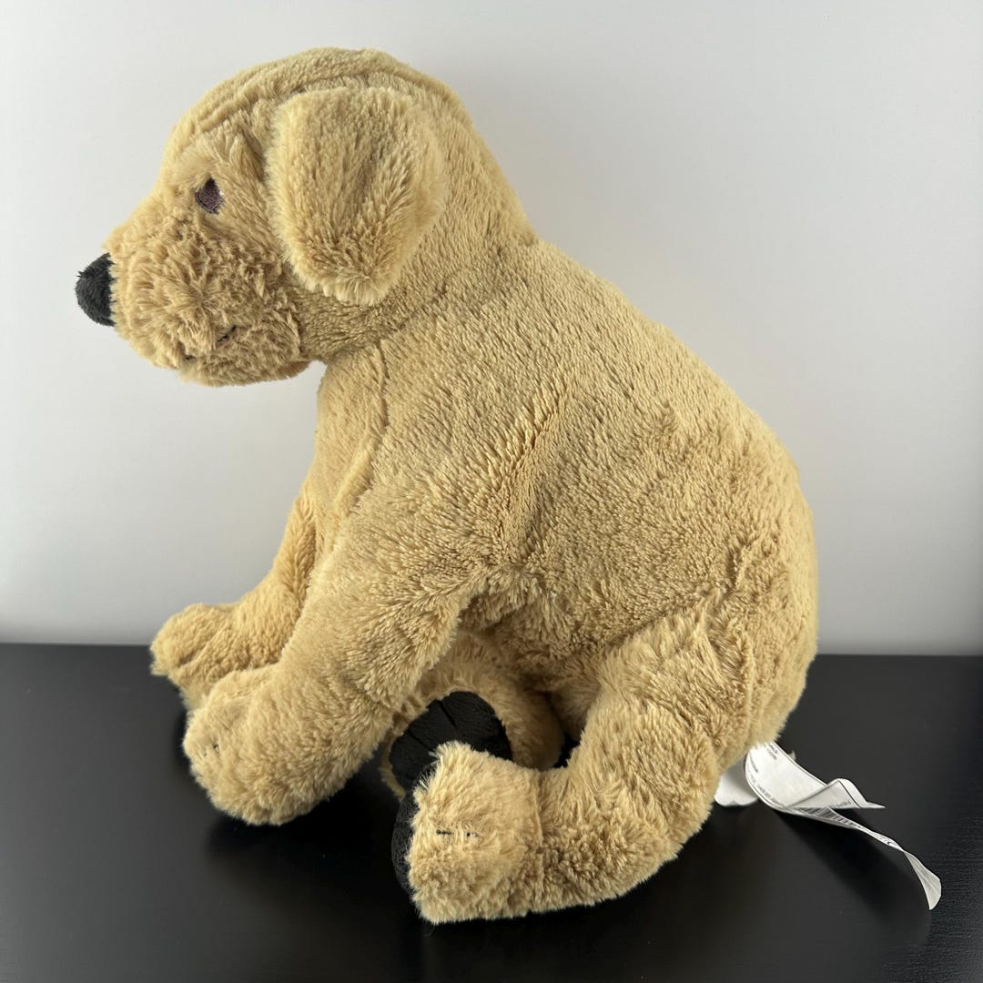 IKEA Gosig Golden Retriever Dog Plush Puppy Lovey Floppy Yellow Lab 15 ...