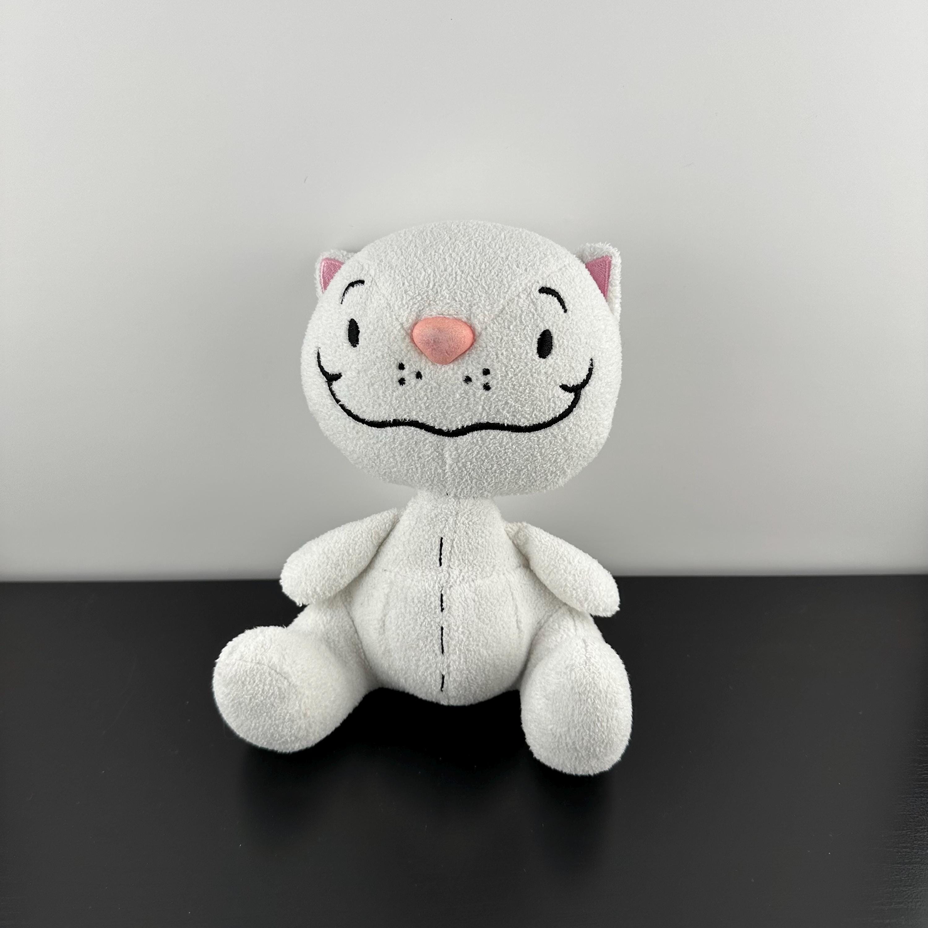 Toopy & Binoo Cartoon White Binoo Plush Stuffed Animal 8'' Large Size ...