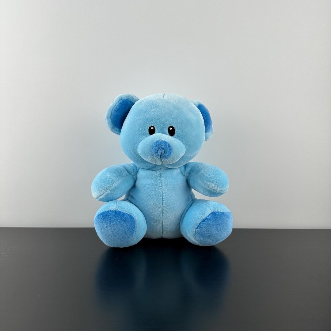 TY Baby Lullaby Blue Teddy Bear (made for Babies With Sewn Eyes ...