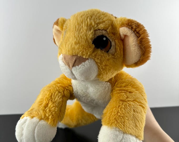 Vintage 1993 Simba Lion King Plush Stuffed Animal Baby Simba Cub 16 ...