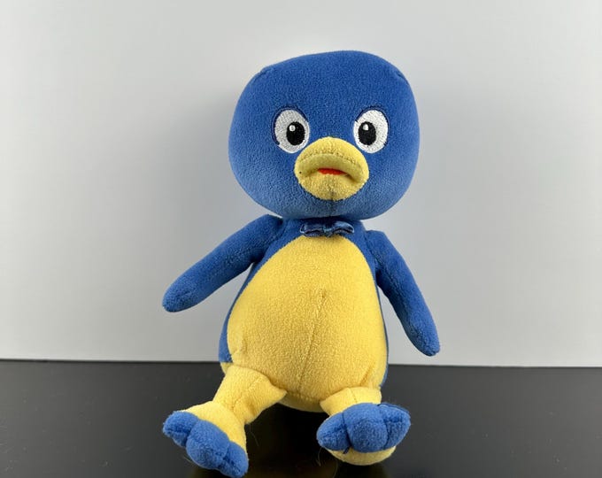 TY Beanie Baby Vintage Backyardigans Pablo the Blue Penguin Stuffed ...
