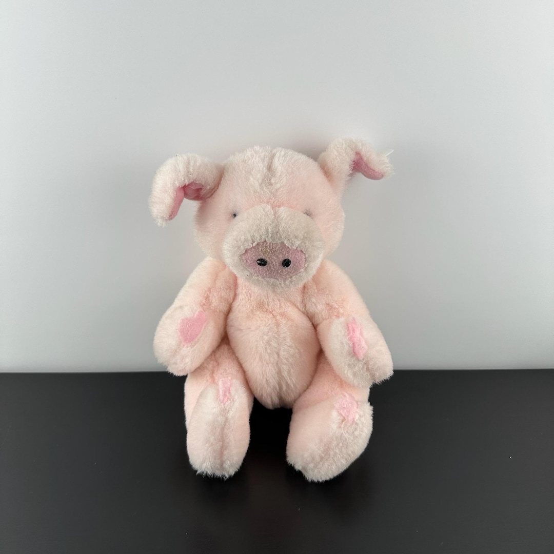 Ganz Bros Rare 1991 Vintage Heritage Collection Jointed Pink Pig 11 ...