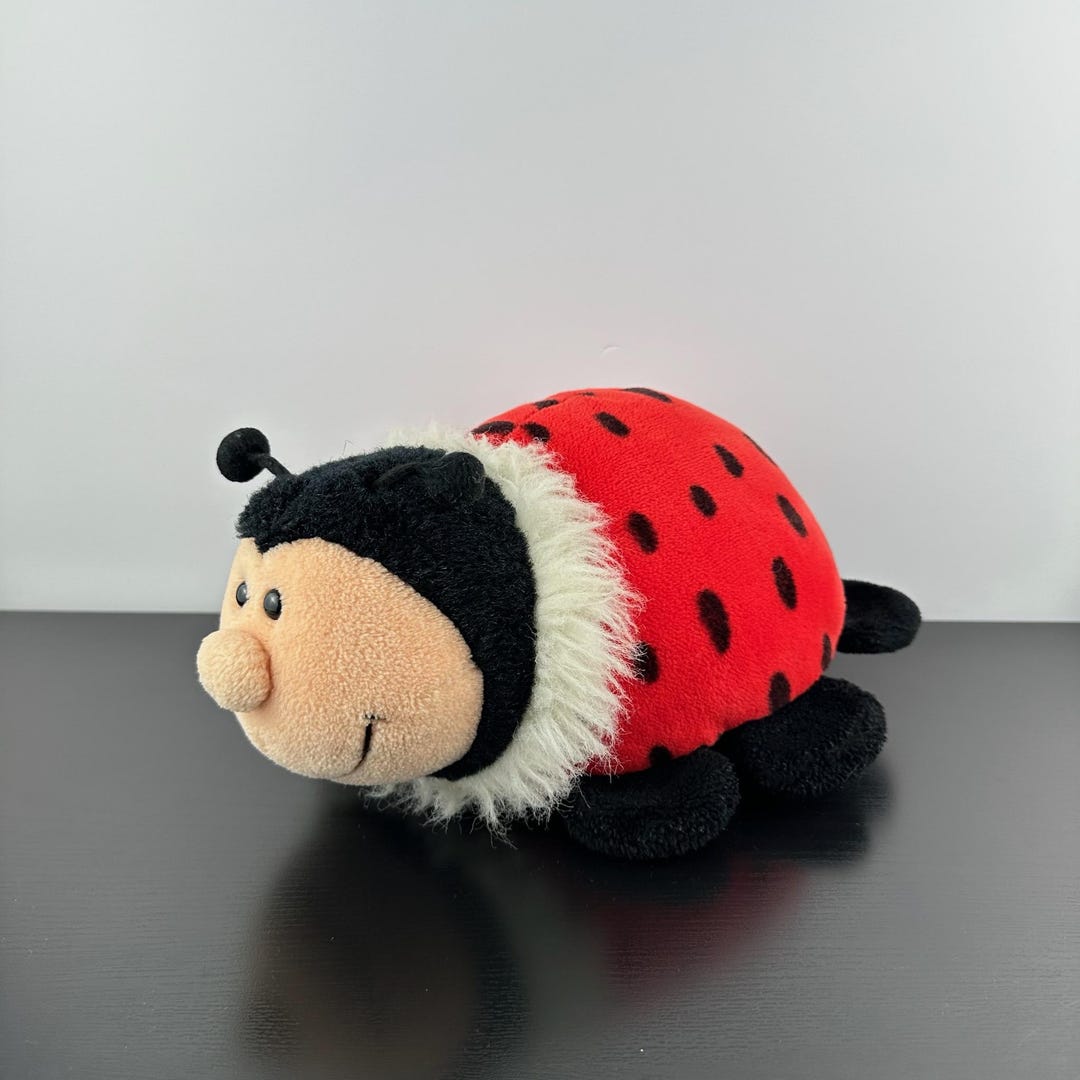 Nici Design Rare German Ladybug 11” Large Red Black Spotted Lady Bug ...