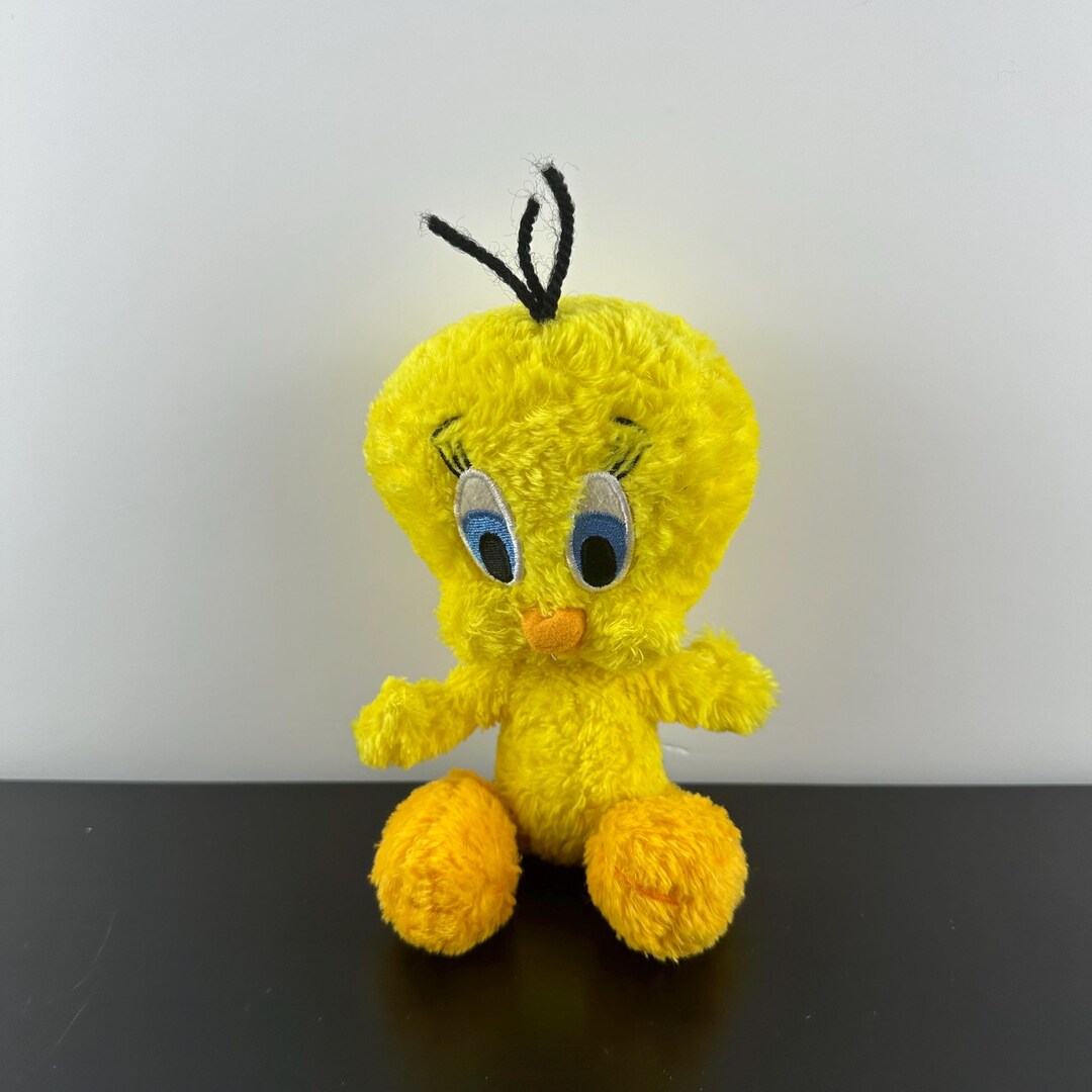 Vintage 2000 Warner Bros Plush Tweety Bird Beanbag Birdy Toy Beanie ...