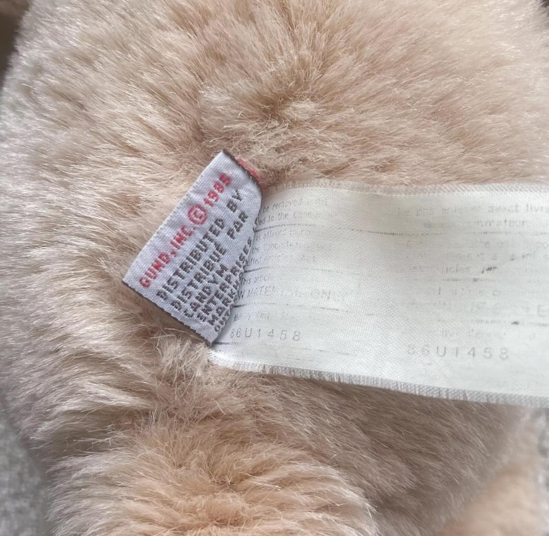 Vintage 1985 GUND Bunky Teddy Bear Tan Light Brown Stuffed Animal Plush ...