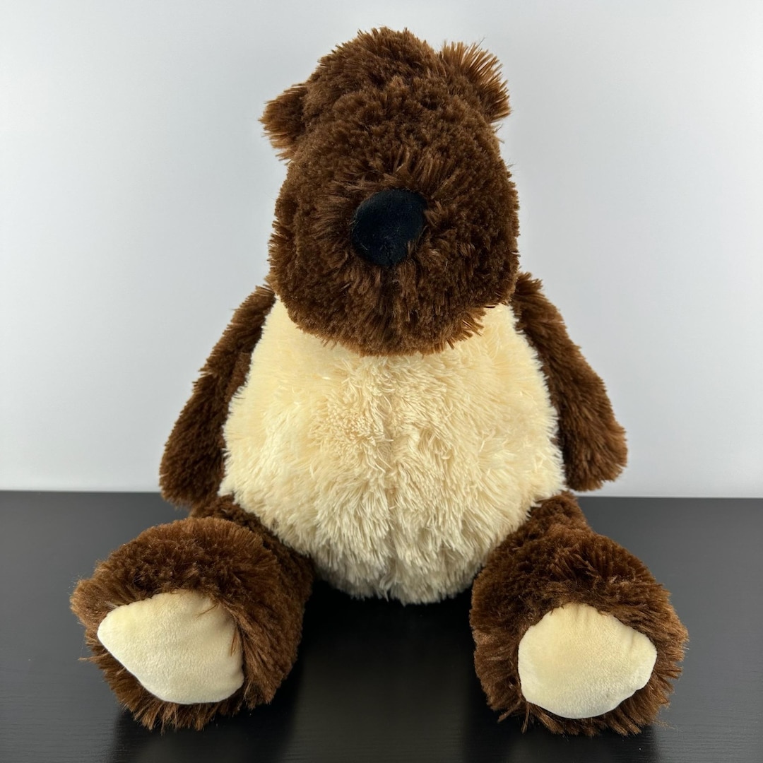 Gund Big Bellee Brown Bear 13" Soft & Cuddly Large Belly Teddy Plush ...