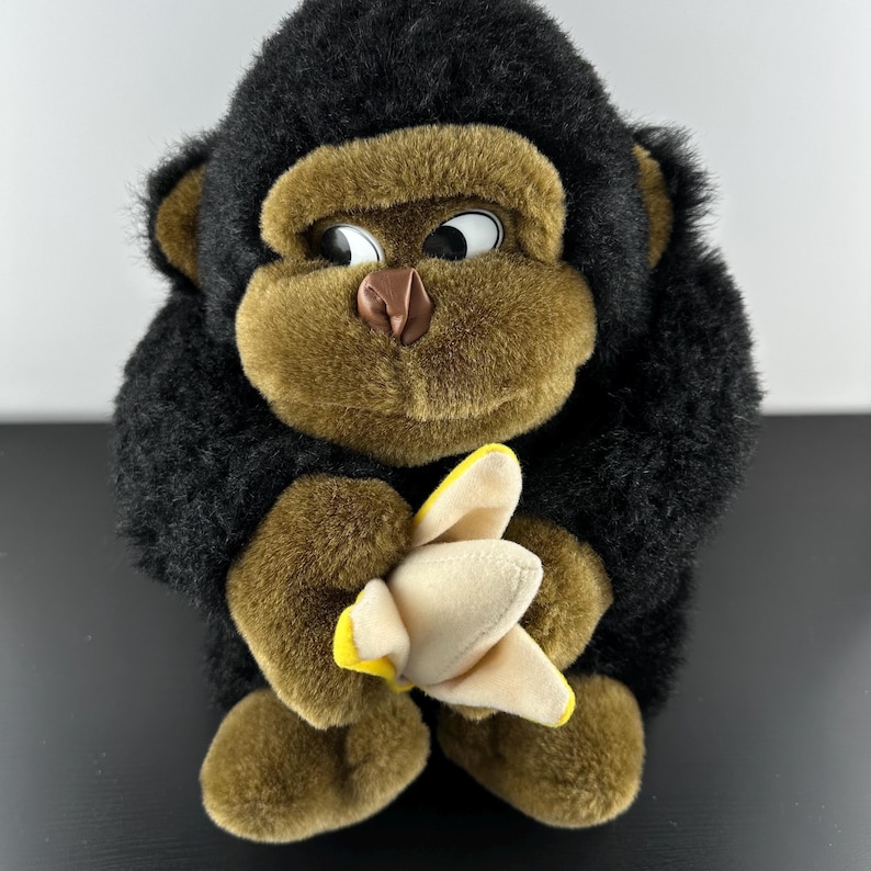Vintage Gorilla Monkey Ape Plush Stuffed Animal Best Made Toys 11 ...