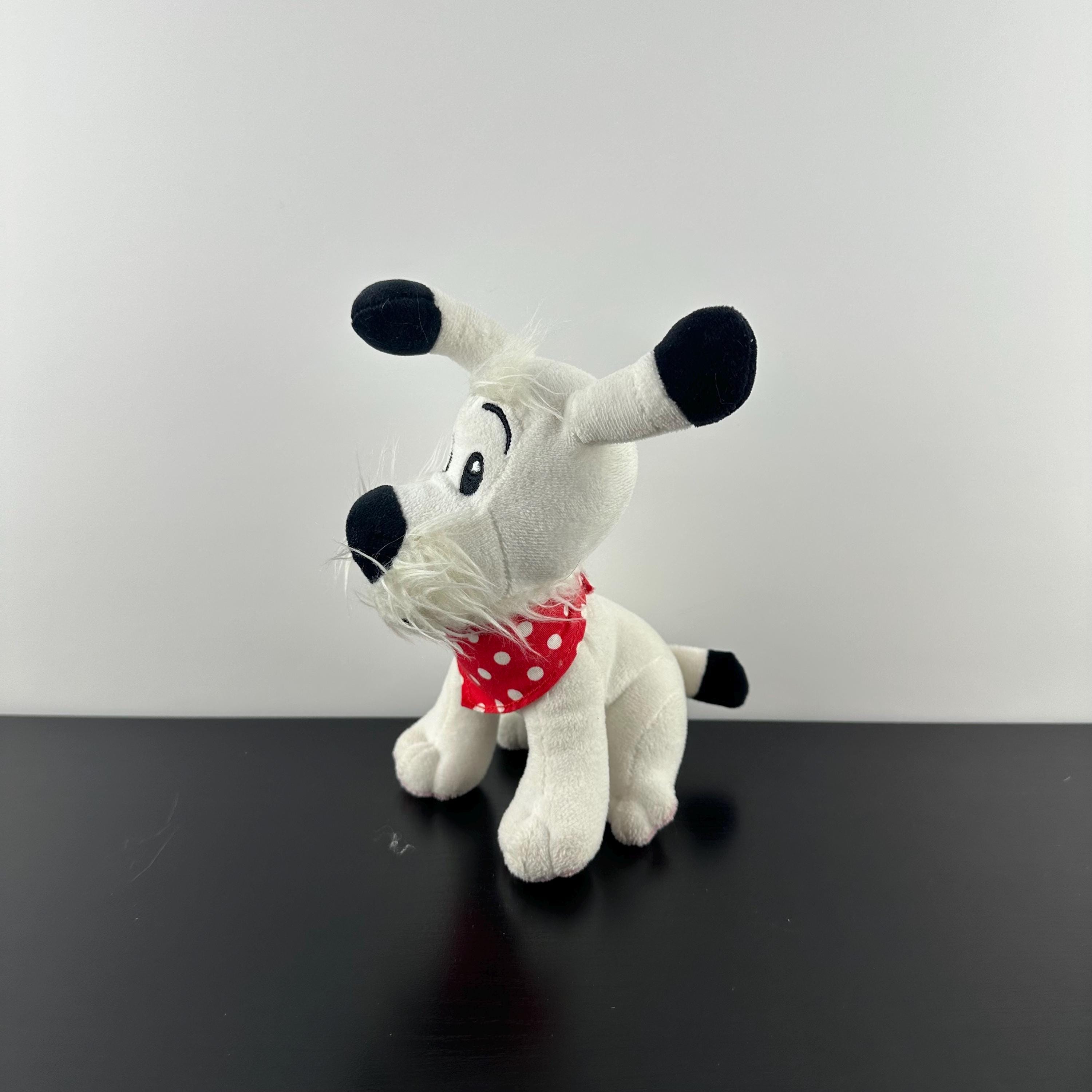 Idefix Dog Asterix Obelix Plush Realistic White Stuffed Animal Plush ...