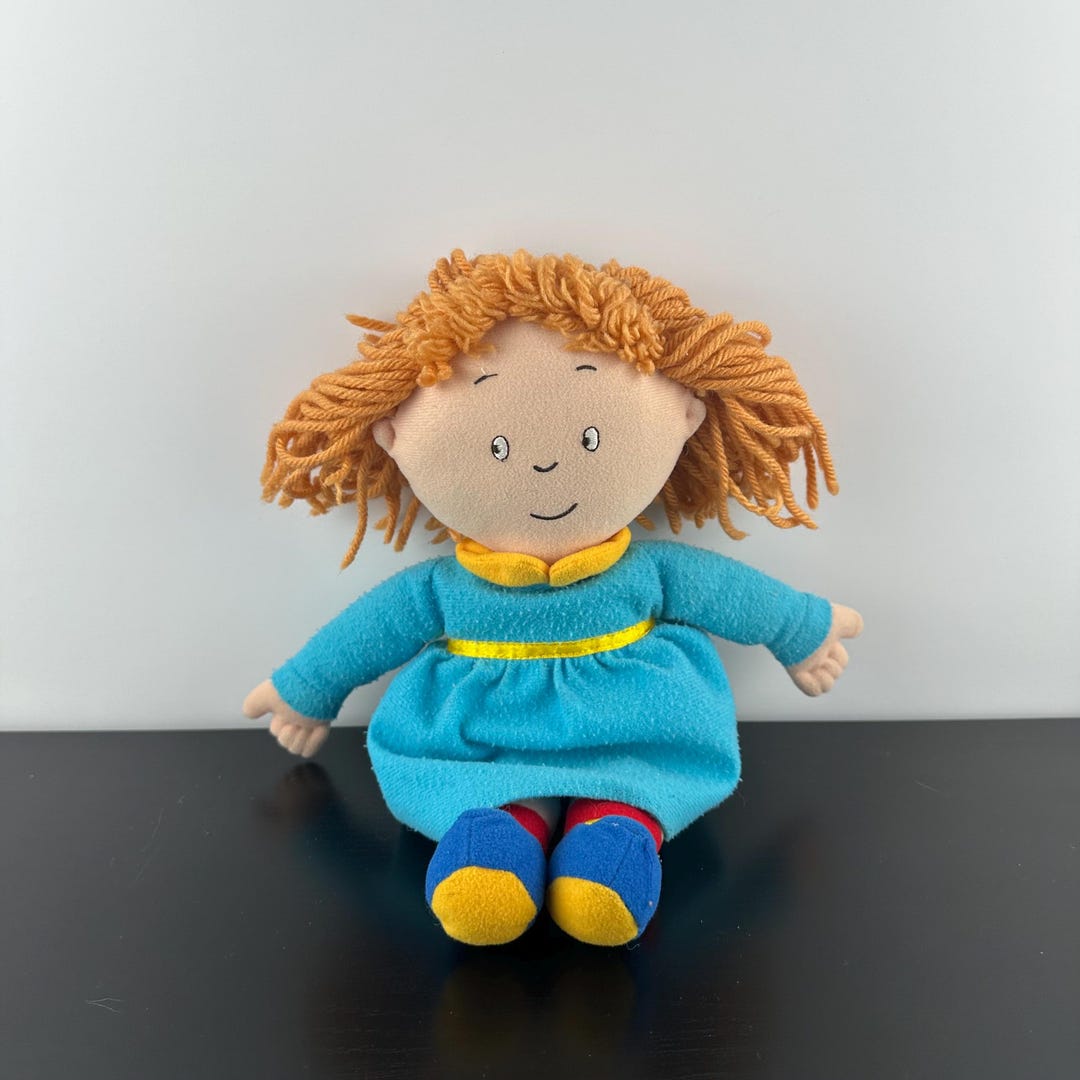 Caillou Rosie Doll Plush PBS Cinar 1999 12 Inch Little Sister TV Show ...