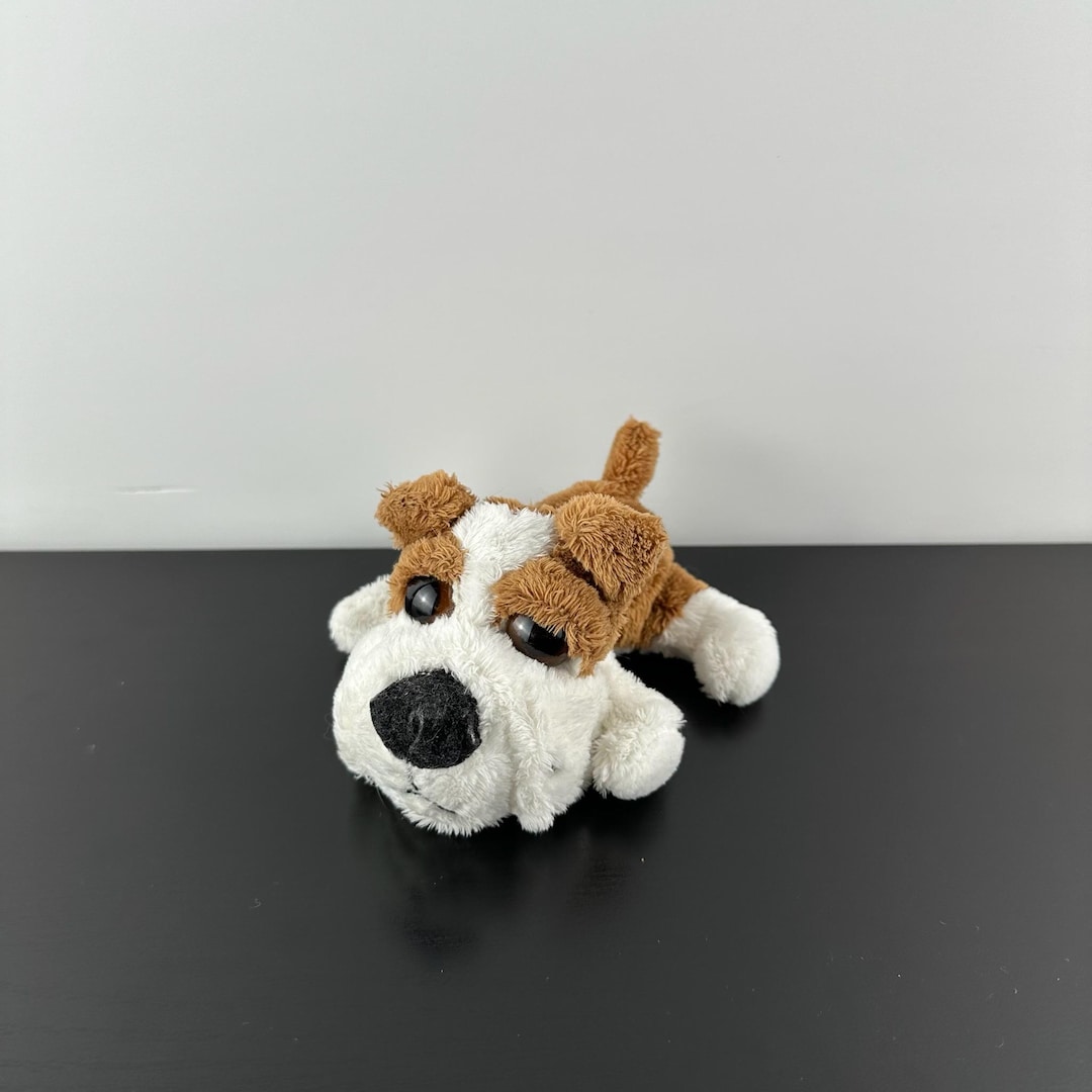 Russ Berrie Brimble Brown White Boxer Bulldog Lil Peepers Puppy Dog 5 ...