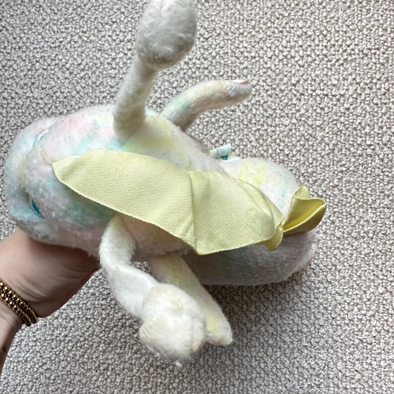 Vintage Playskool Snuzzles Pastel Giraffe Cow Blankies Soft Plush ...