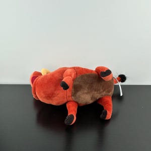 Disney Lion King Pumbaa Warthog 9” Red Brown Wild Pig Hog Pumba Plush ...