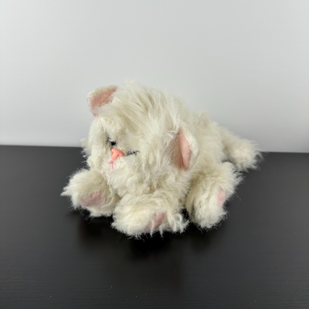 Vintage 1996 Tyco Kitty Kitty Kittens Purring Cat Plush Stuffed Animal ...