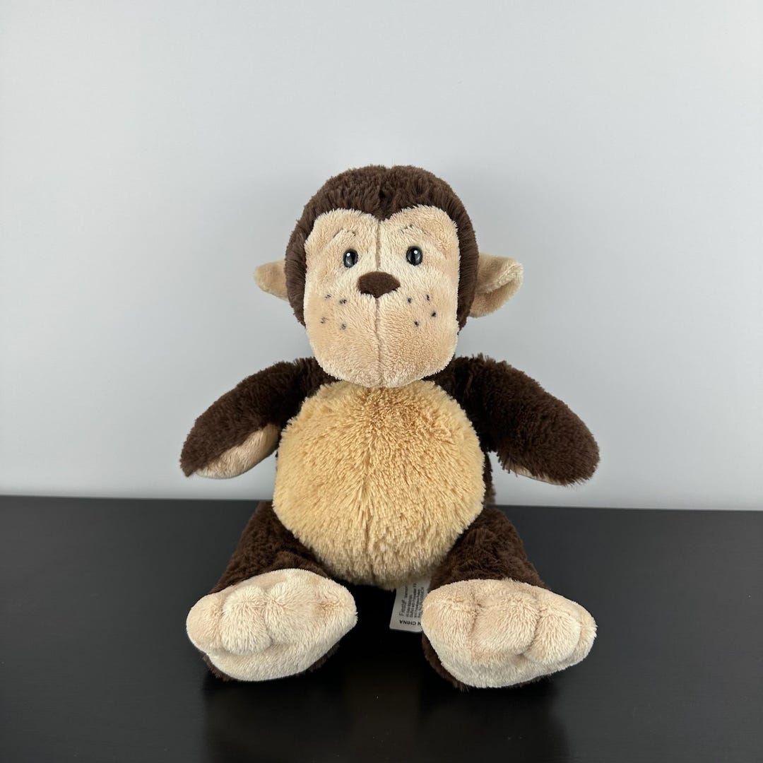 Fiesta Rare Round Belly Monkeys Collection Tan Brown Monkey 8.5” 2ASST ...
