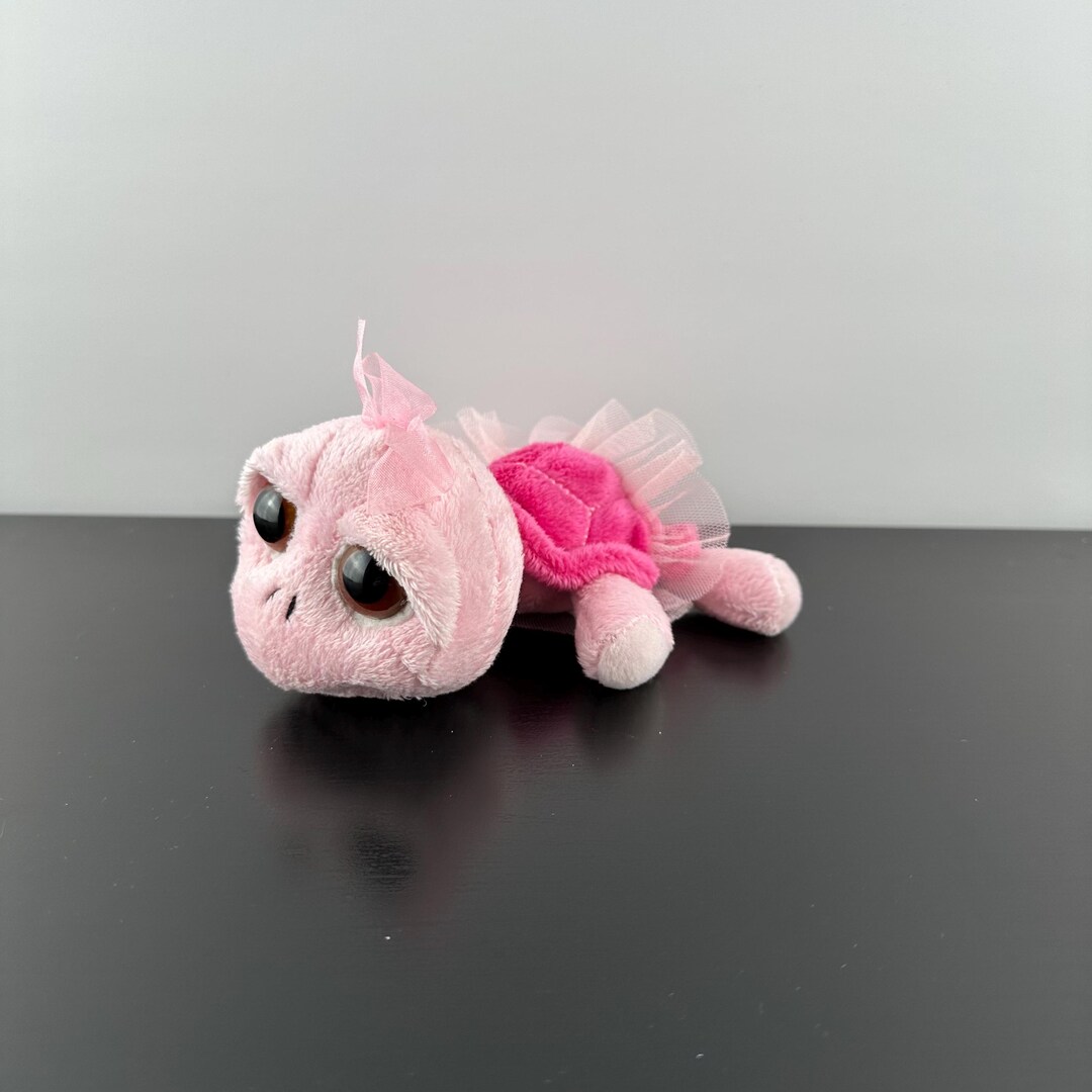 Russ Lil Peepers Swirly Pink Ballerina Turtle Plush Stuffed Animal 6 ...