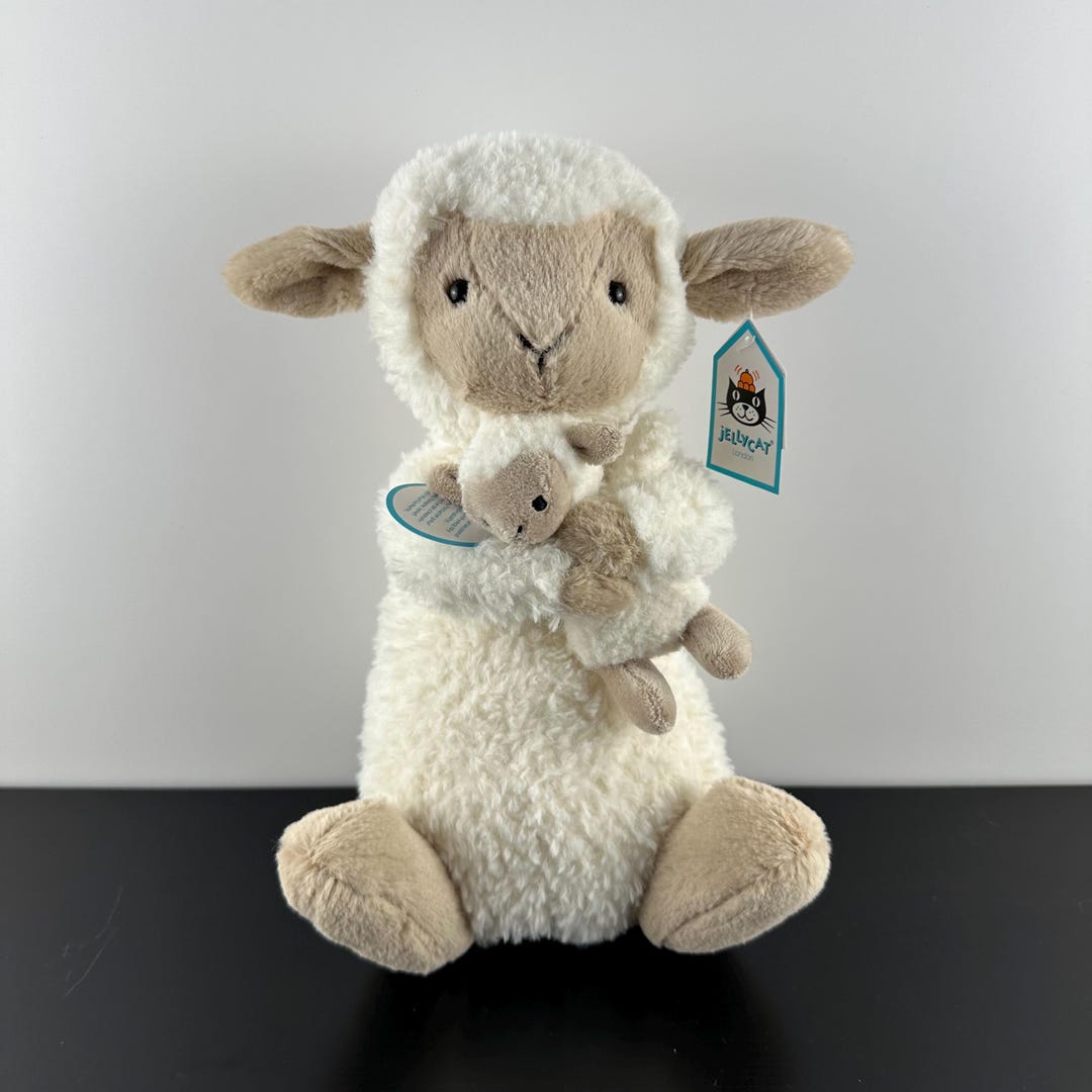 NWT Jellycat London Huddles the Sheep Mom and Baby Plush Stuffed Animal Toy 11” (rare) - Etsy