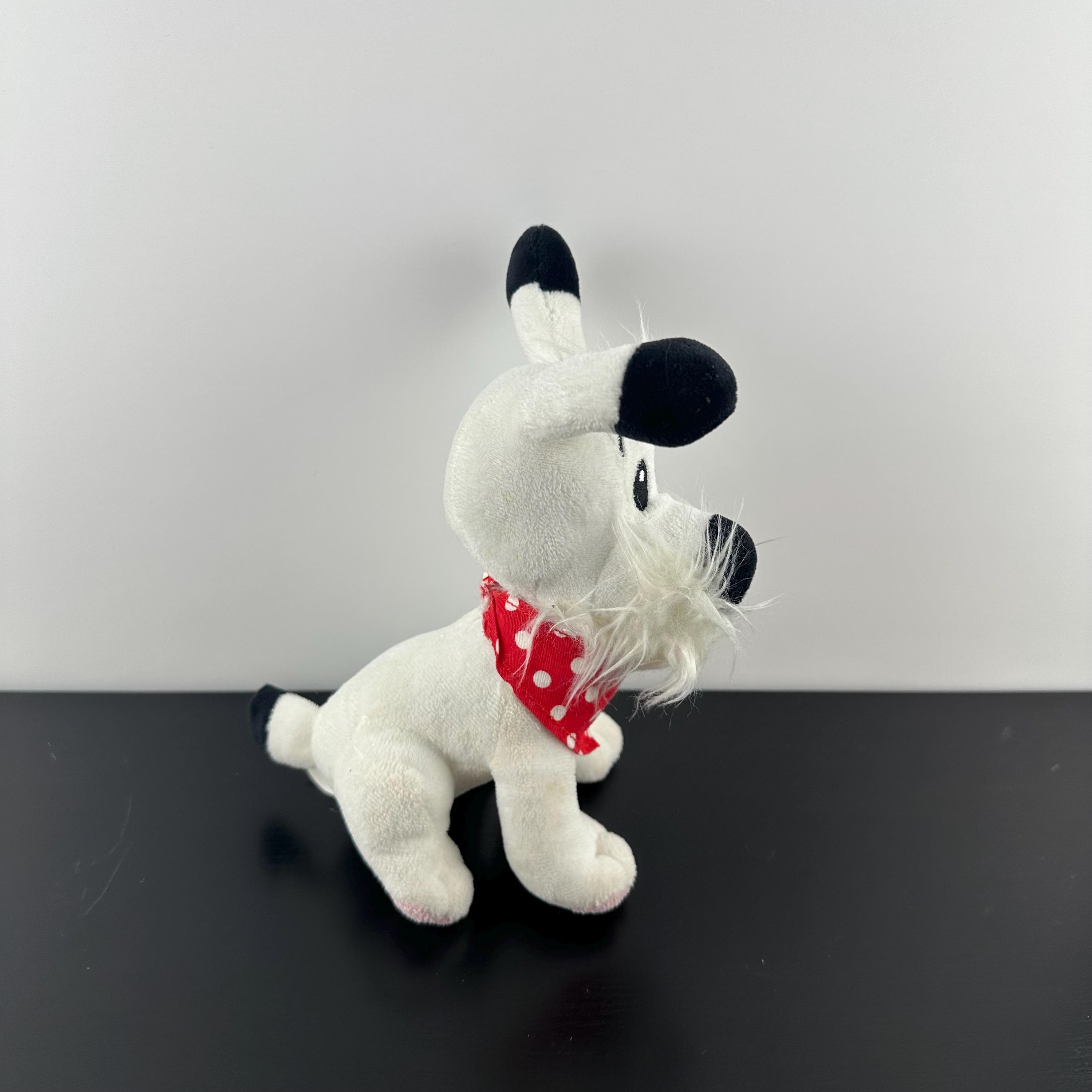 Idefix Dog Asterix Obelix Plush Realistic White Stuffed Animal Plush ...