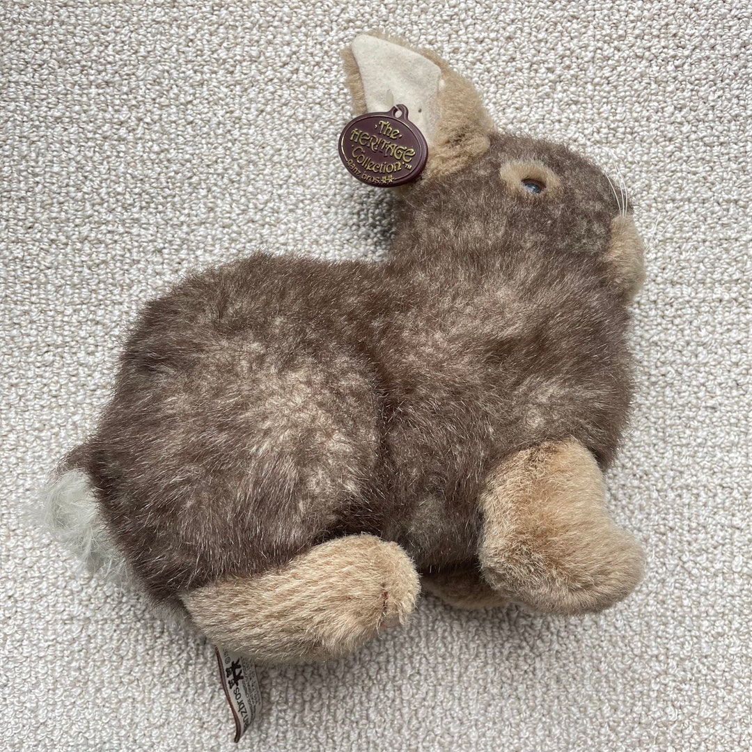 Vintage Ganz 1985 Heritage Collection Ganzbros Brown Bunny Realistic ...