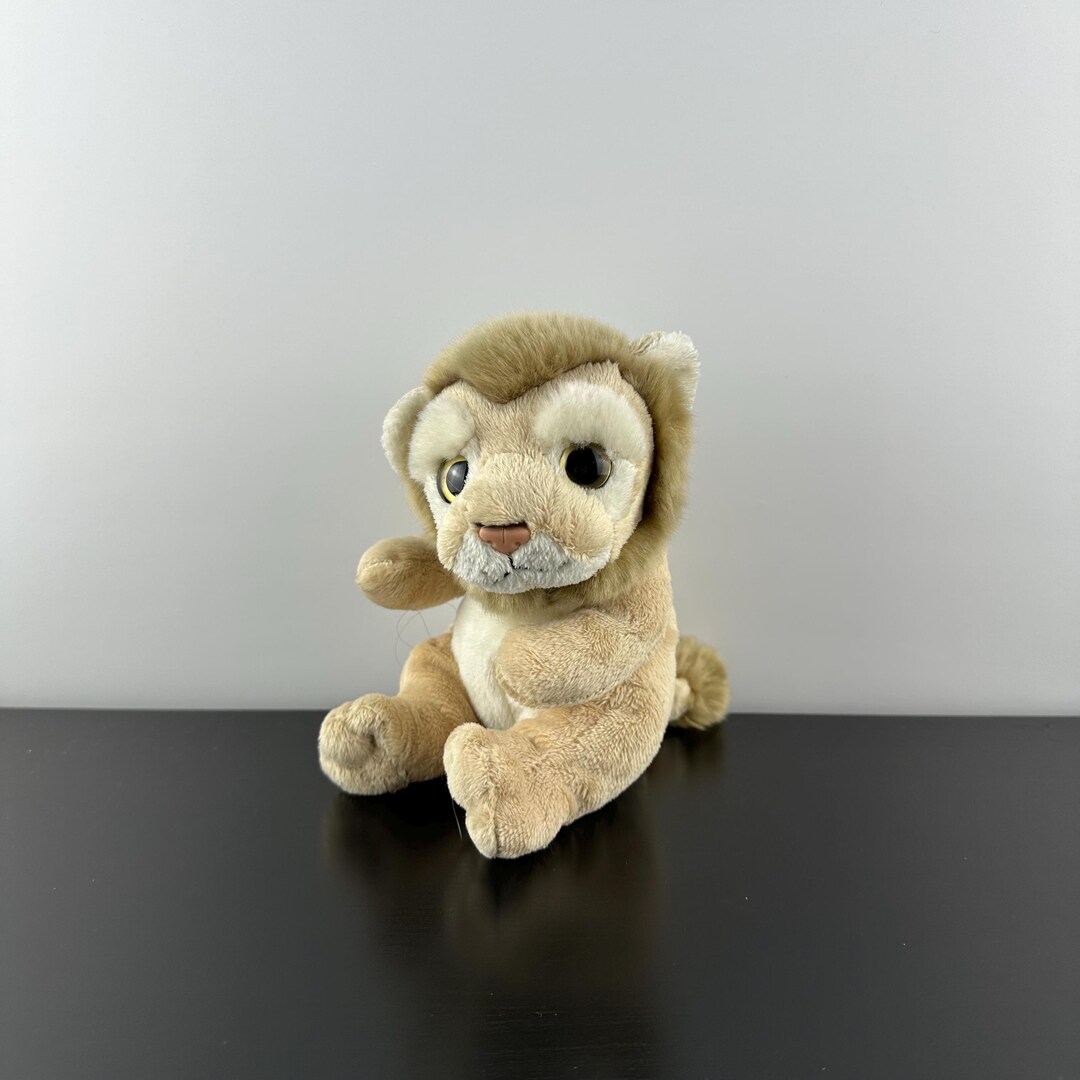 Vintage Ganz Classics Lion 7” Plush Stuffed Animal H12435 Soft Beanie ...
