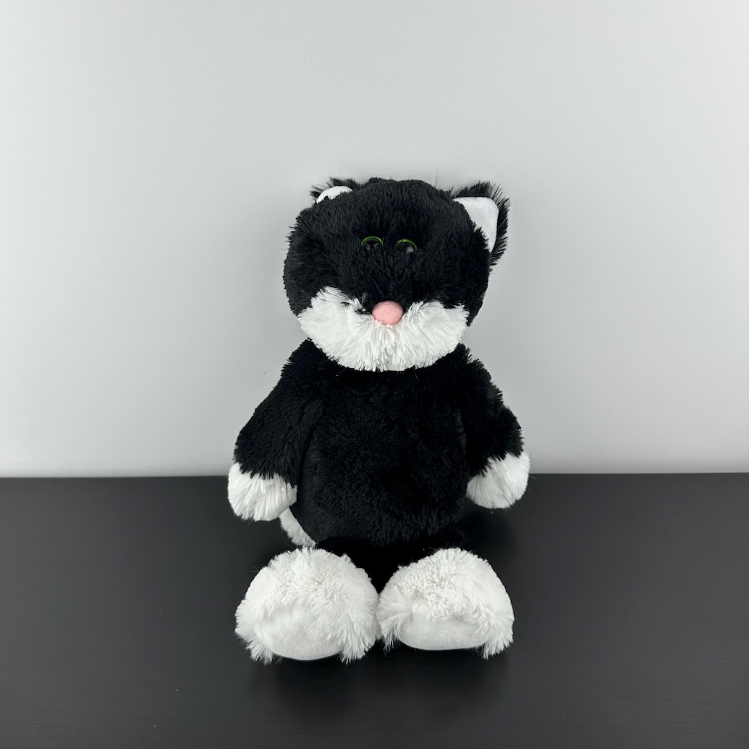 TY Vintage Bessie the Black and White Cat - Attic Treasures Cuddlys ...