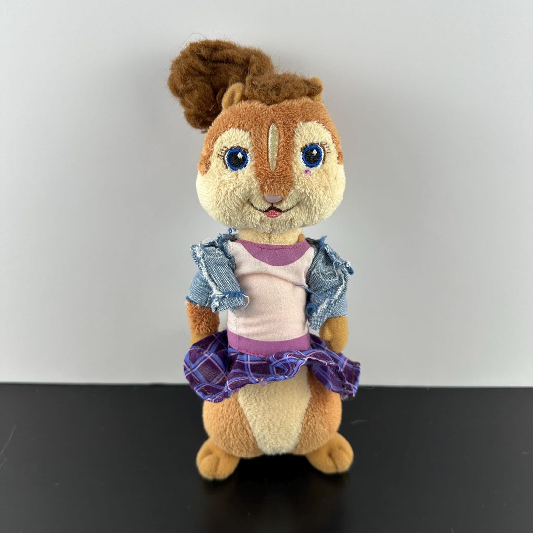 Vintage TY Beanie Babies Alvin and the Chipmunks Jeanette Beanie Baby ...