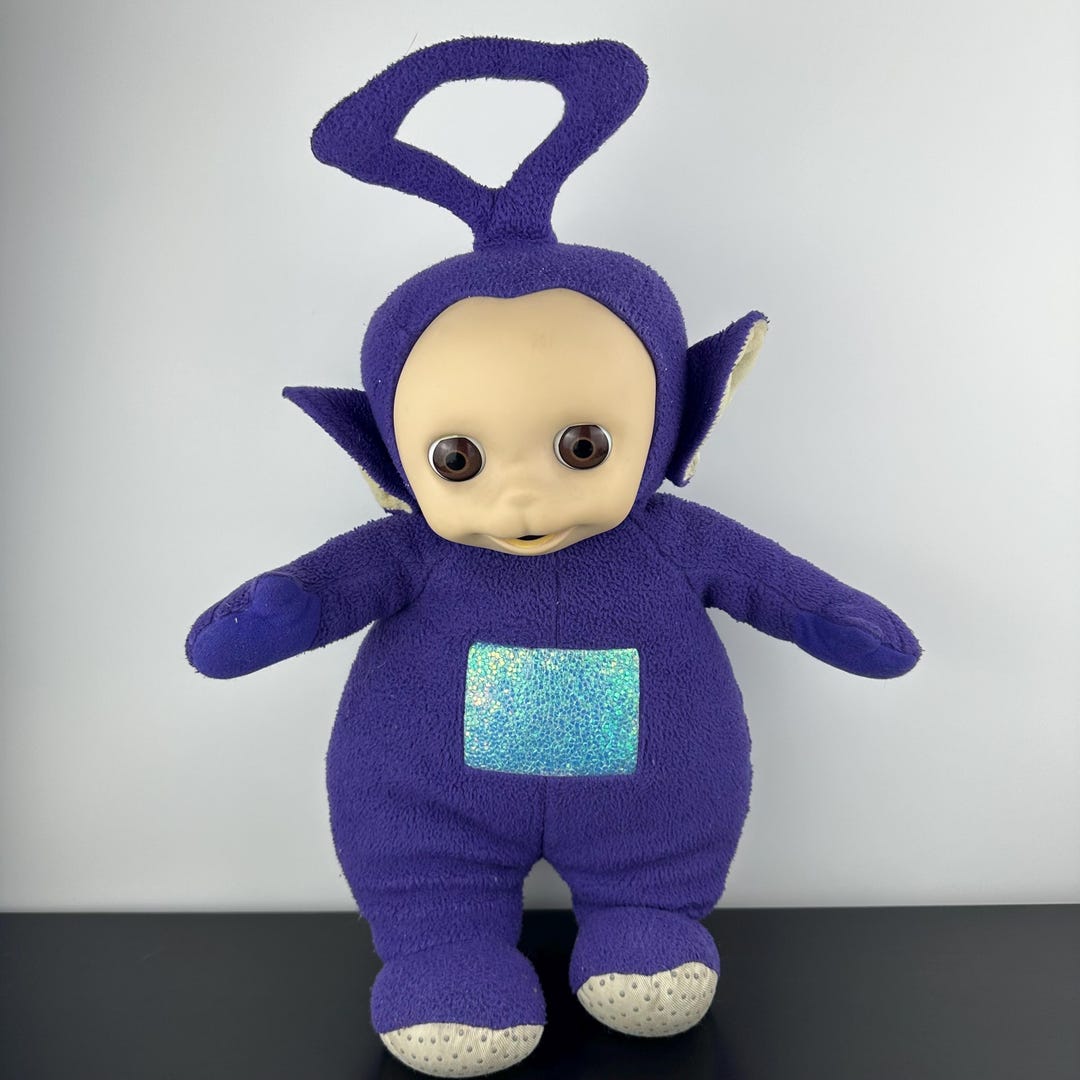 Vintage 90s Teletubbies 18” Plush Tinky Winky Purple Stuffed Animal - Etsy