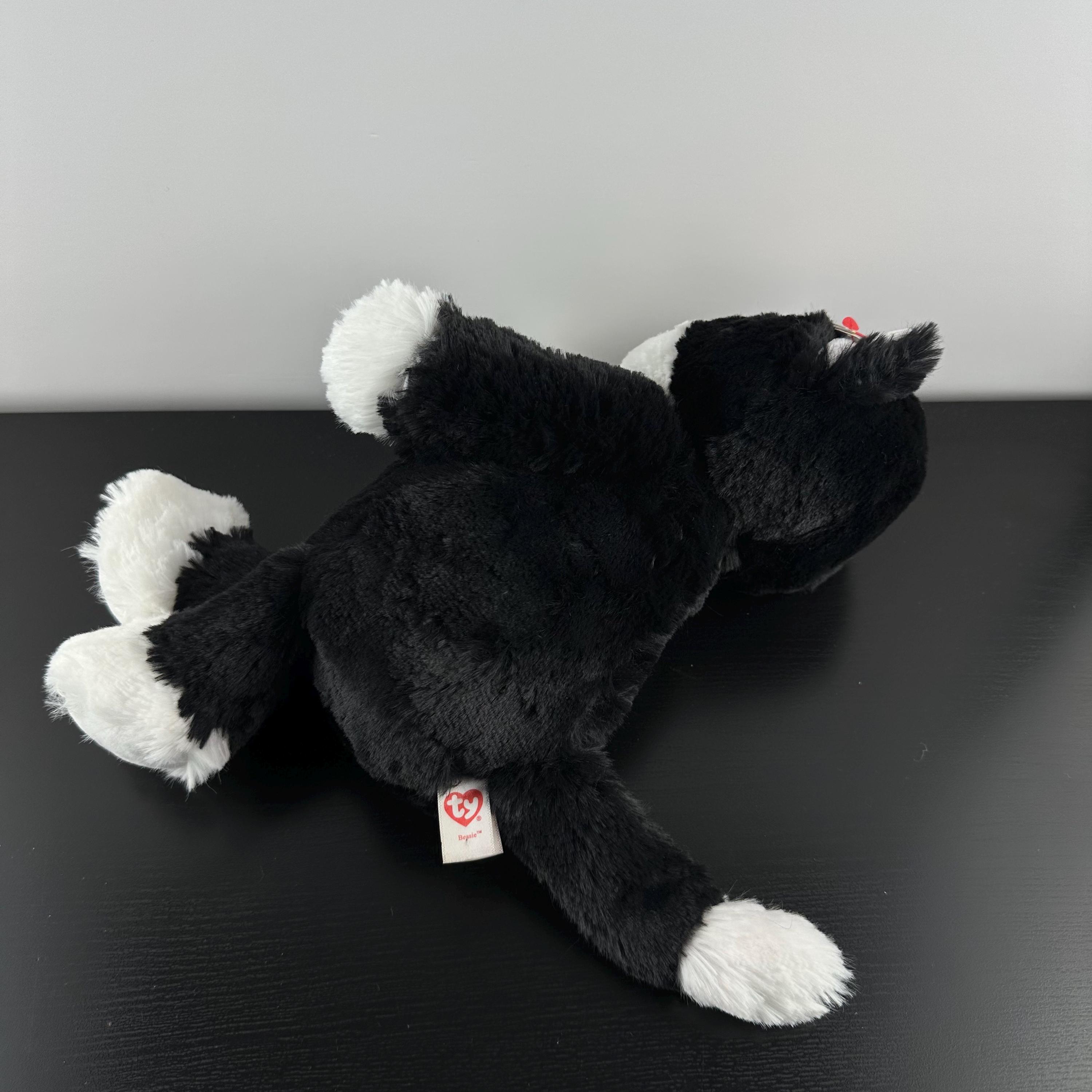 TY Vintage Bessie the Black and White Cat - Attic Treasures Cuddlys ...