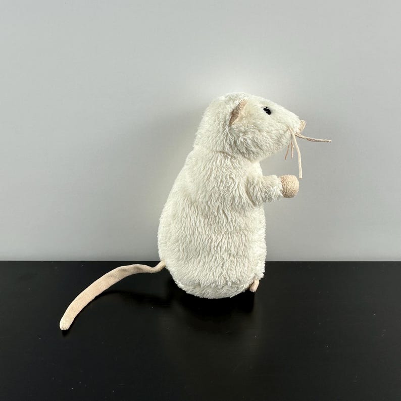 Ikea Gosig White Mouse Rat Plush Stuffed Animal Soft Toy Mice Small 5 ...