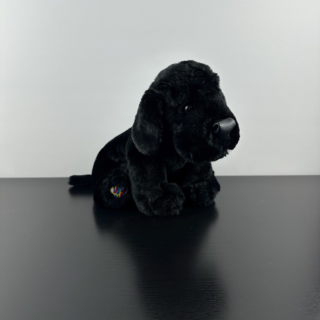 Ganz Webkinz Black Lab Plush Stuffed Animal Toy HM136 10" Vintage ...