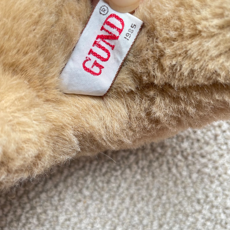 Vintage 1985 Gund Muttsy Plush Puppy Dog Tan Stuffed Animal Lovey HTF ...