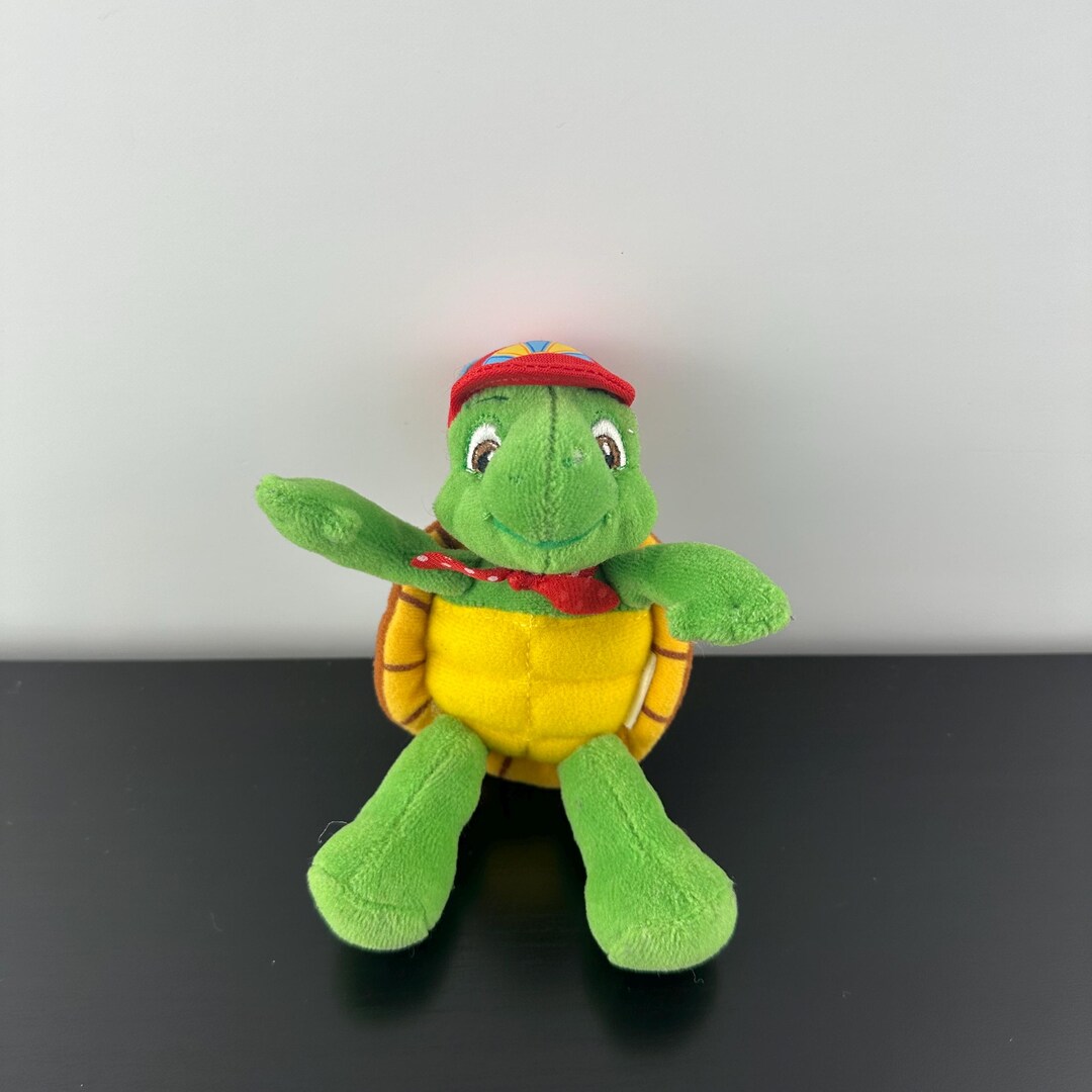 Franklin the Turtle Vintage Plush Stuffed Animal Toy Red Hat 6” - Etsy