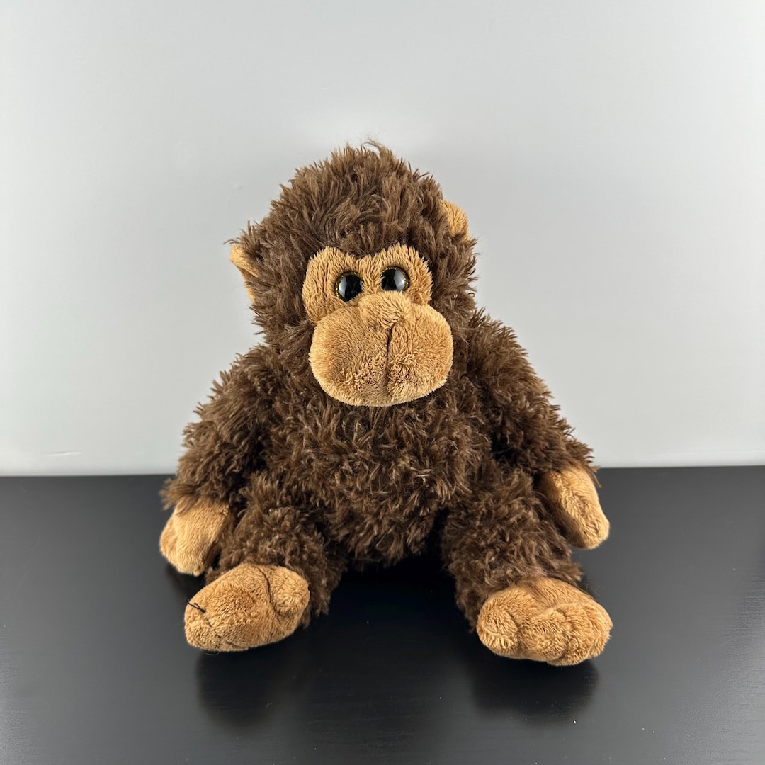 TY Classic Bungle the Brown Monkey Plush Stuffed Animal Beanie Vintage ...