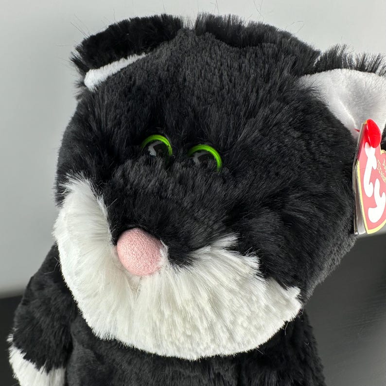 TY Vintage Bessie the Black and White Cat - Attic Treasures Cuddlys ...