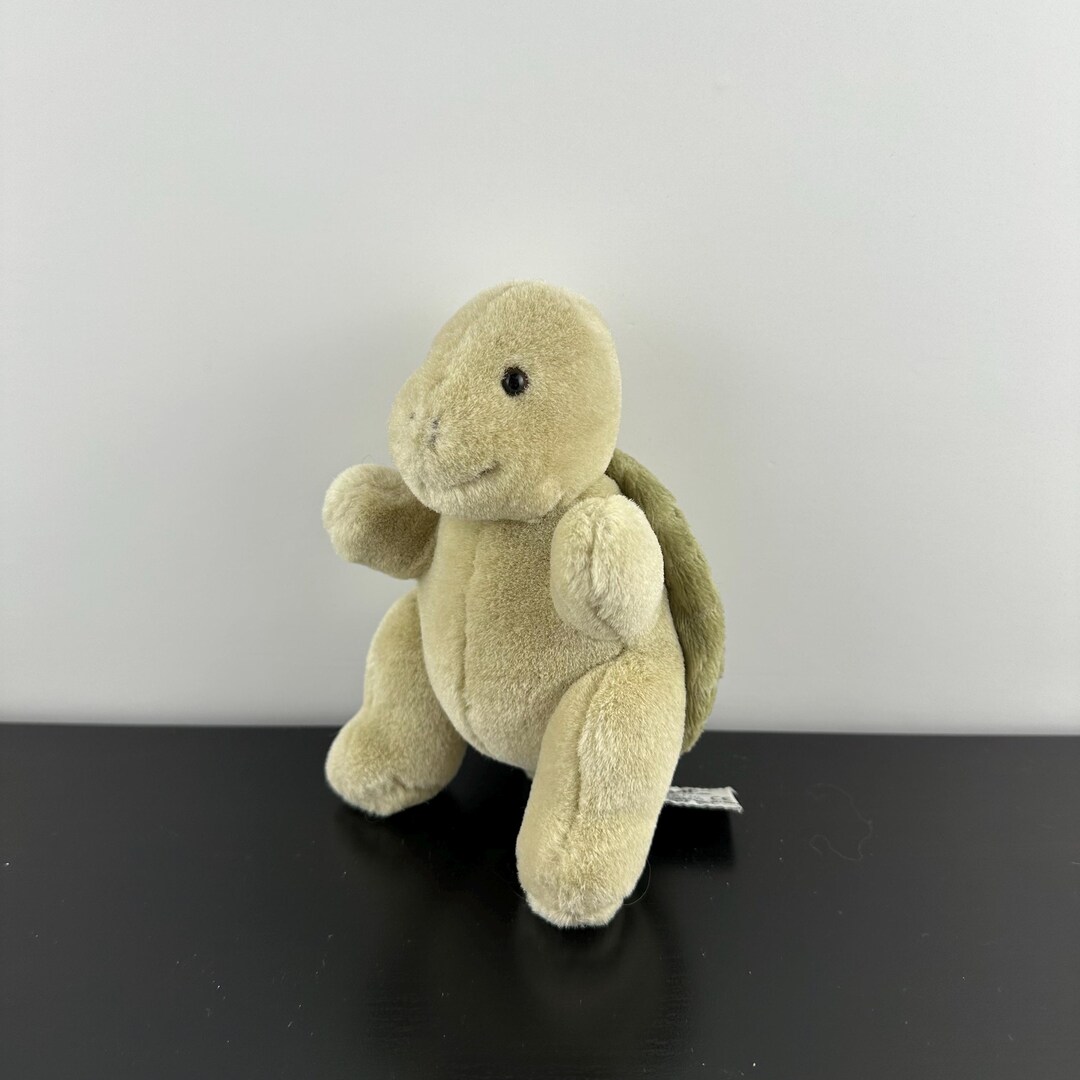 Vintage Russ Berrie Patience the Green Turtle Plush Stuffed Animal 6 ...
